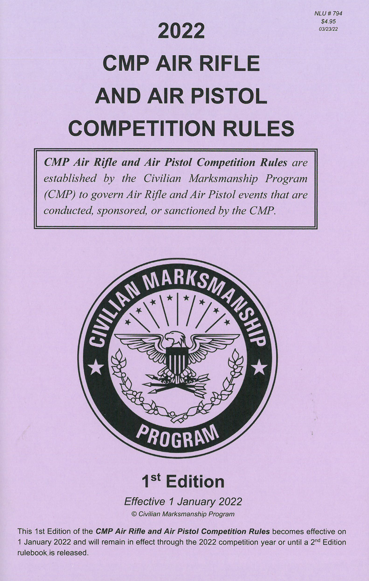 CMP Publications and Training Materials - Civilian Marksmanship Program