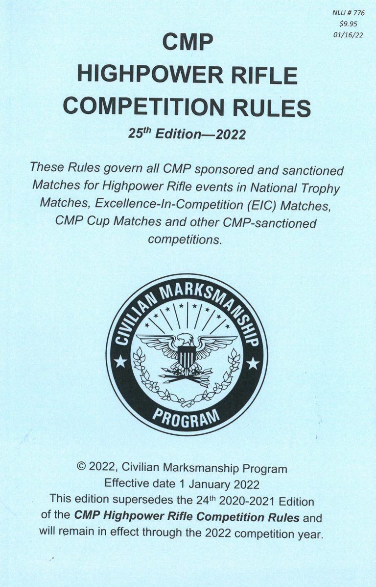 CMP Publications and Training Materials - Civilian Marksmanship Program