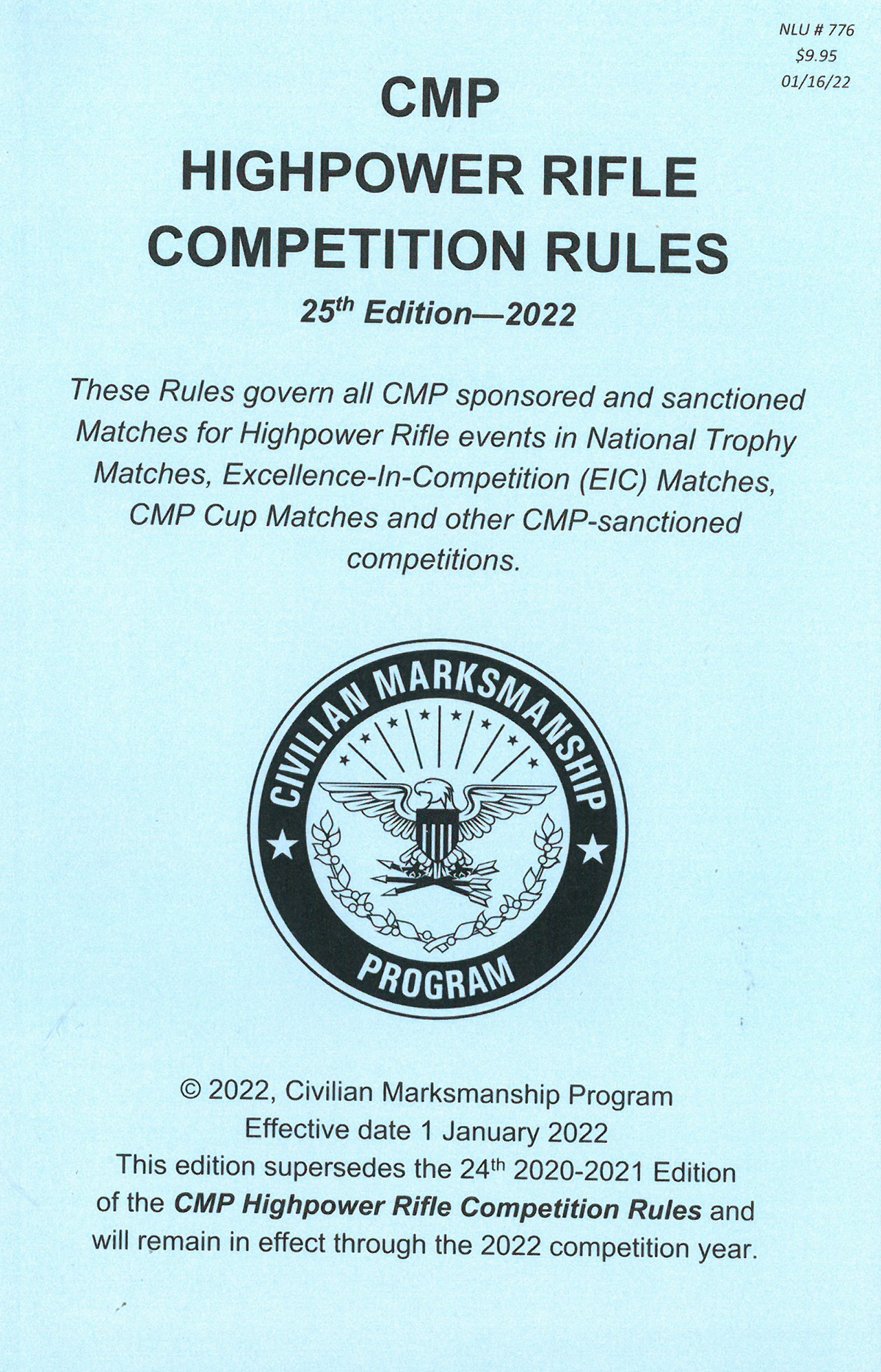 CMP Publications and Training Materials - Civilian Marksmanship Program