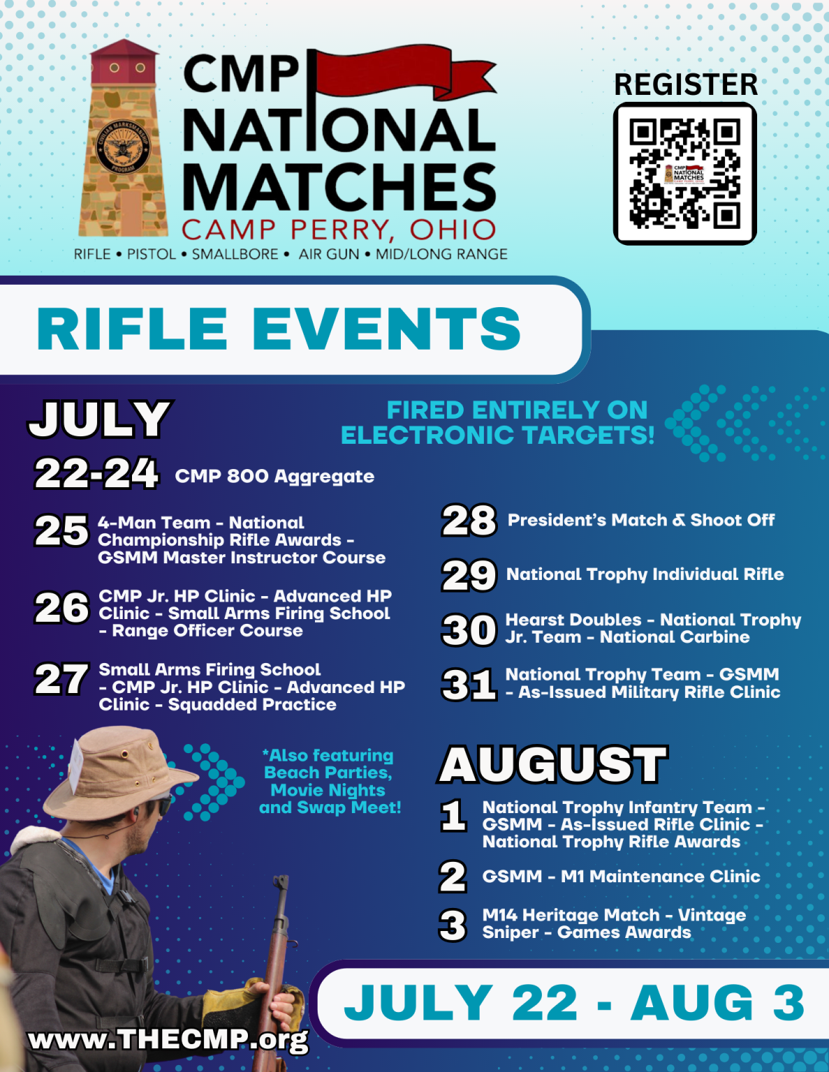 NATIONAL CMP GAMES EVENTS - Civilian Marksmanship Program