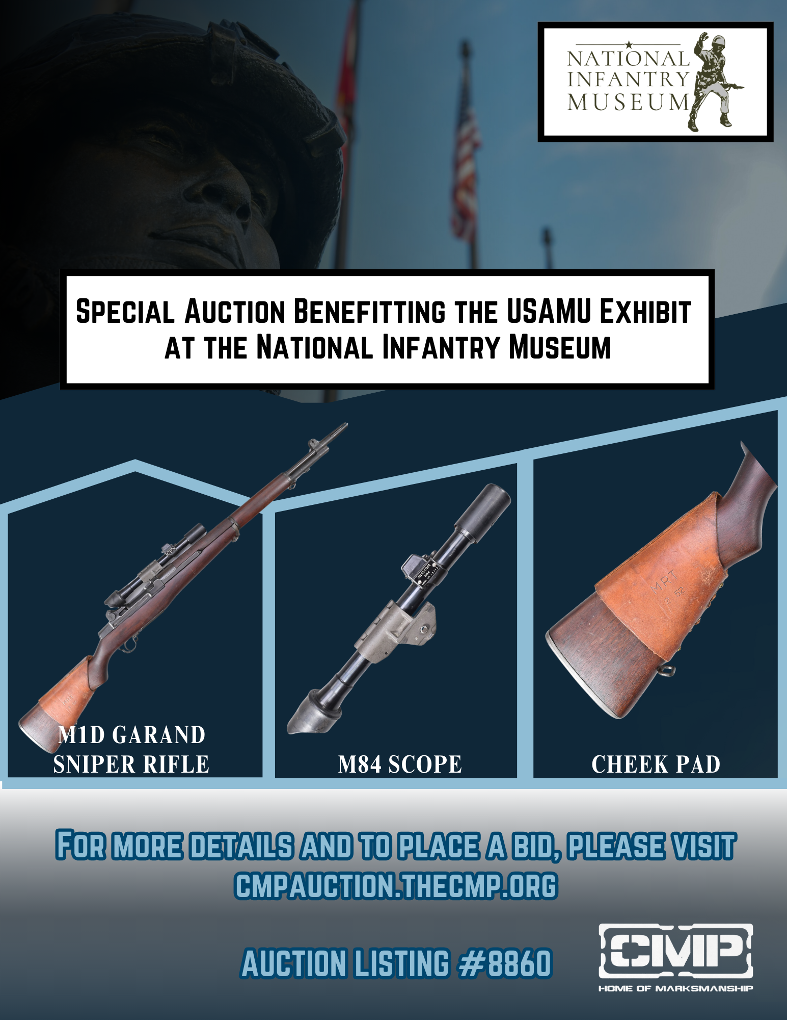 CMP Auctions M1D Garand Sniper Rifle to Support USAMU Museum Exhibit ...